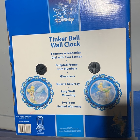 Disney | Wall Decor | New In Original Box Tinkerbell Pretty Little ...